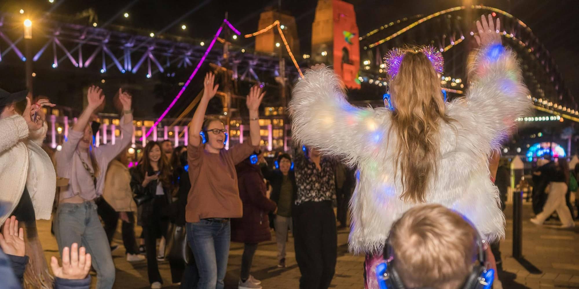 VIVID Silent Disco Party Walk | Darling Quarter - Northern Beaches Mums