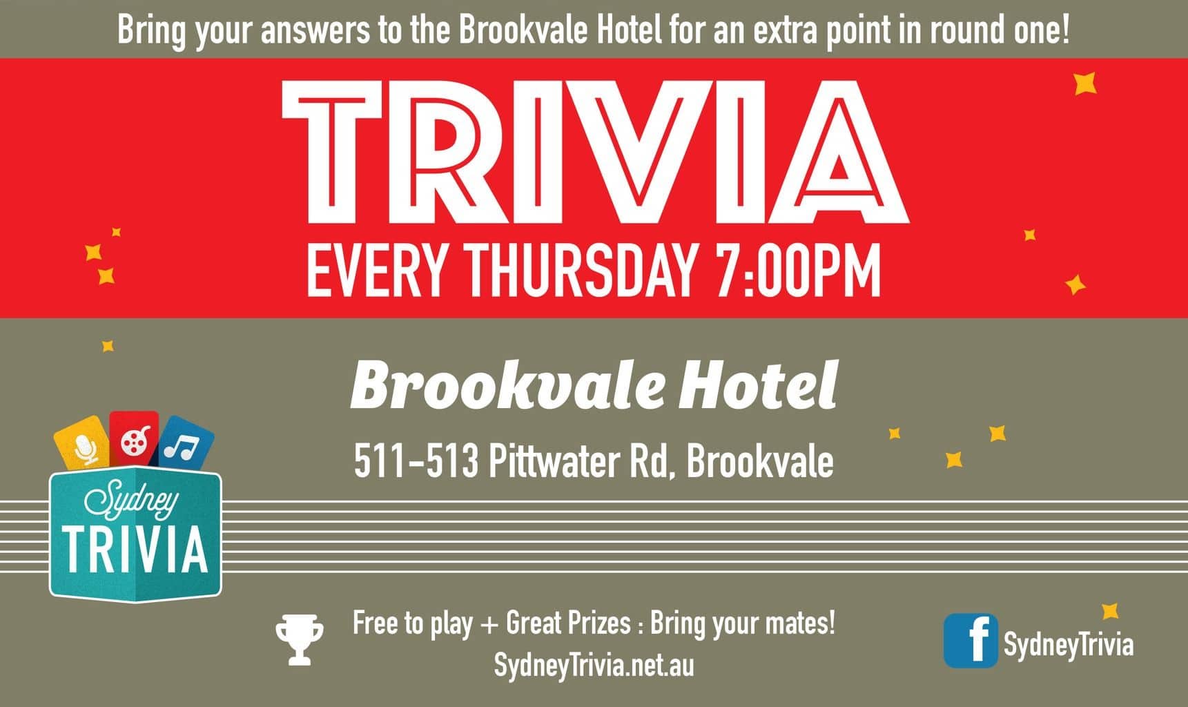 Trivia at Brookvale Hotel every Thursday Night - Northern Beaches Mums